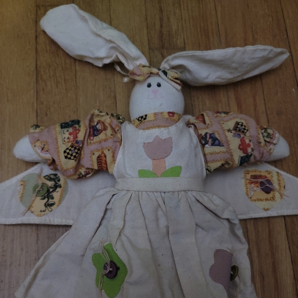Anco | Accents | Gorgeous 5 Very Detailed Angel Rabbit W Dress Apron ...